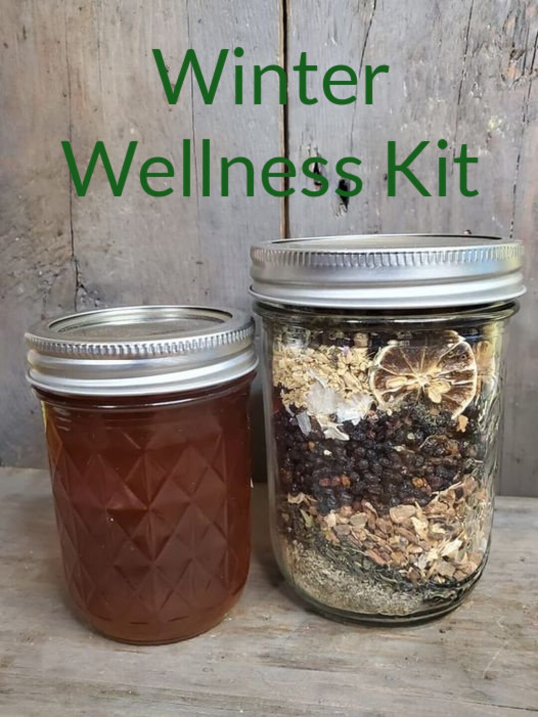 Winter Wellness Kit,elderberry Syrup Kit, Chondrus Crispus, Irish Moss ...