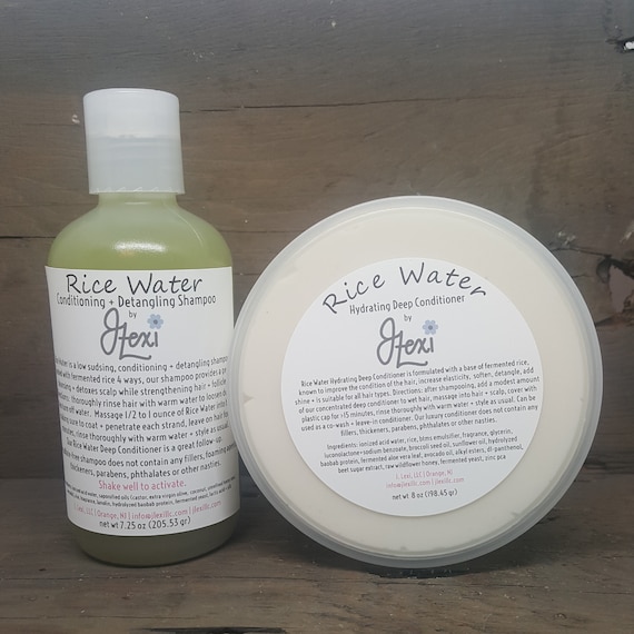 Rice Water Shampoo Conditioner Set Fermented Rice Water - Etsy