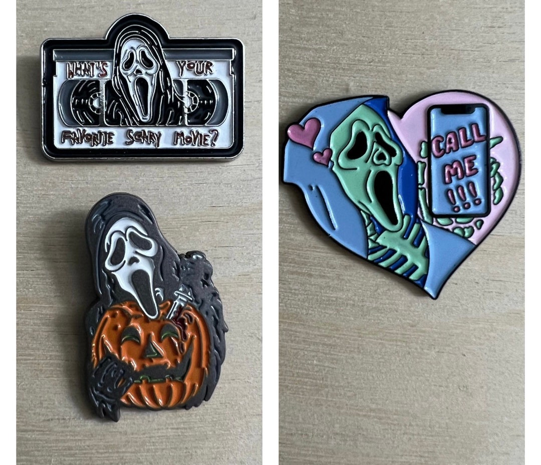 Scream Inspired Ghost Face Horror Needle Minder Cross Stitch - Etsy