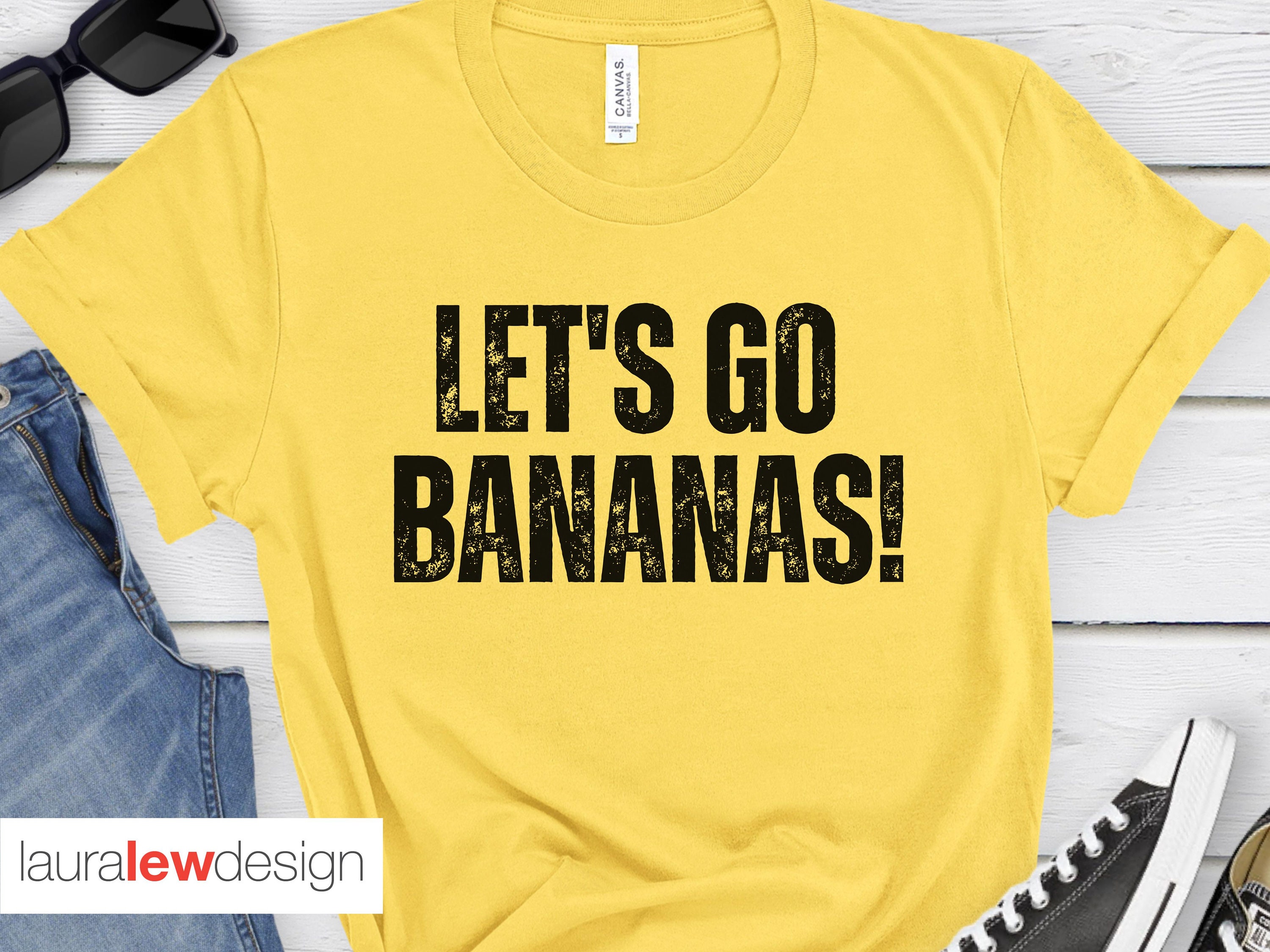 Let's Go Bananas Shirt, Savanna Bananas Fan Shirt, Funny Banana Tshirt ...
