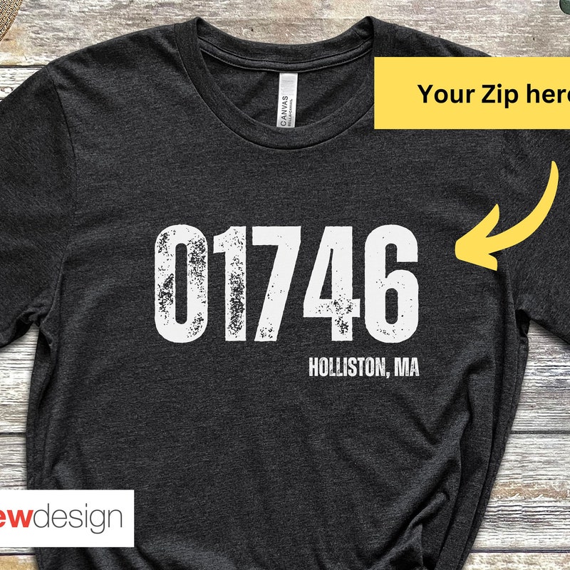 Shirts With Zip Code - Etsy