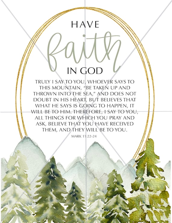 Have Faith In God Bible Verse