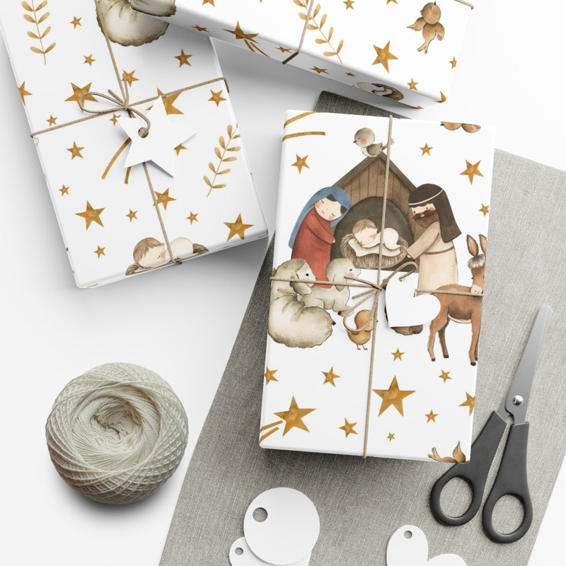 Nativity Paper - Etsy
