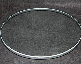 Flat round glass | Etsy