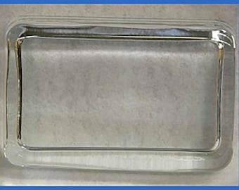 3 1/2 X 5 1/4 Inch Rectangle Recess Crystal Paperweight | Etsy