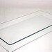 6 X 12 Inch Rectangle Shallow Bent Clear Glass Plate 1/8 Thick ...