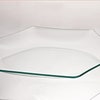 6 Inch Octagon Bent Clear Glass Plate 1/8" Thick- Octagon Glass Plate ...
