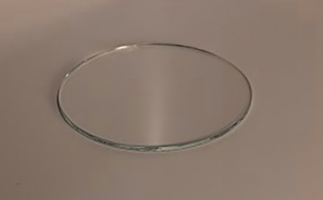 6 Inch Round Low Iron Clear Flat Glass, 4 MM Thick- Round Clear Flat ...