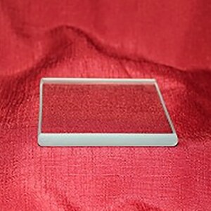 3 1/2 Inch Square Clear Flat Glass Paperweight, 3/8" Thick - Square ...