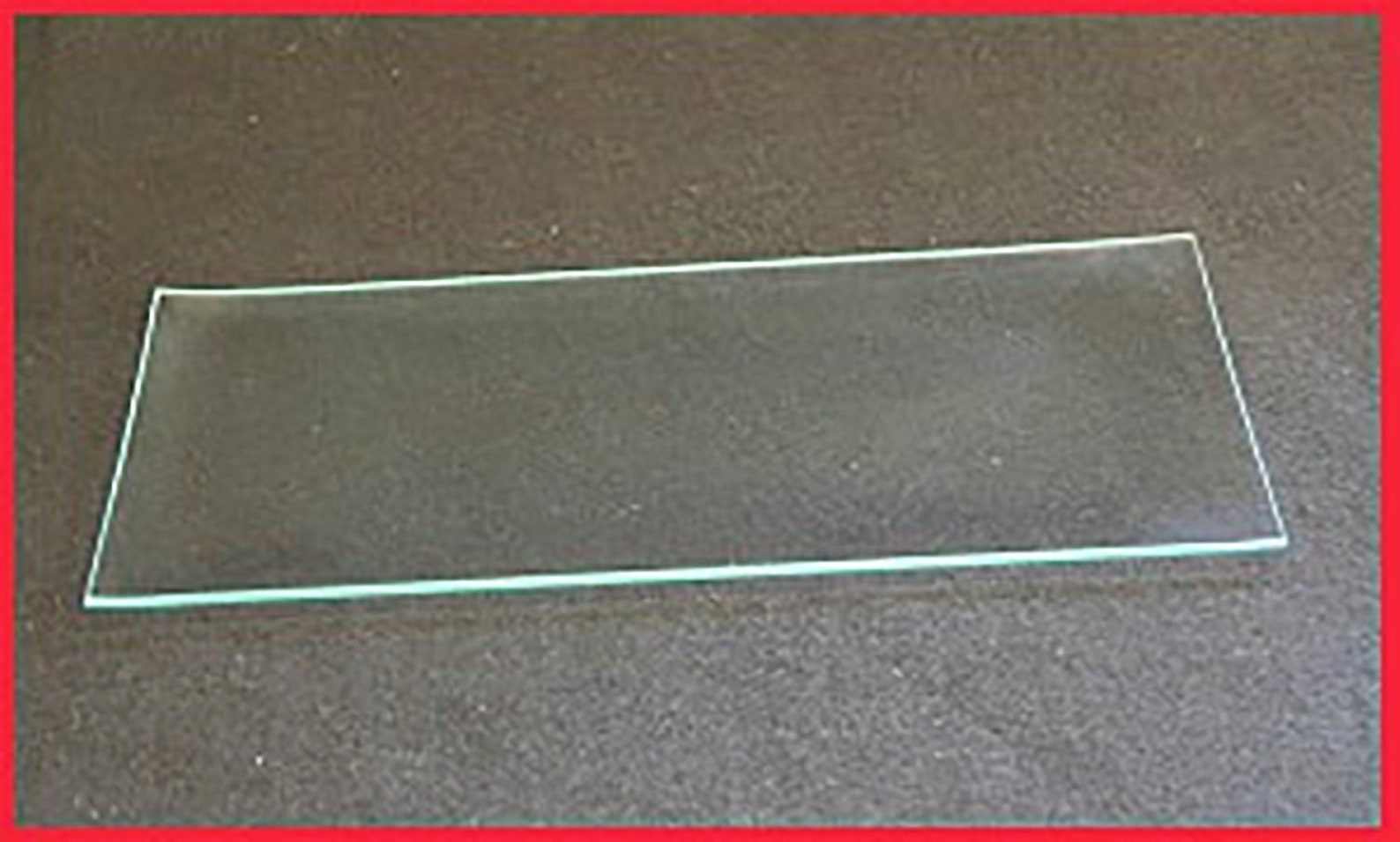 8 X 14 Inch Rectangle Big Bottom Bent Clear Glass Plate 1/8 Thick ...