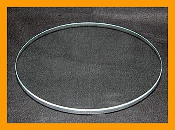 6 Inch Round Flat 1/8 Thick Clear Glass Round Clear | Etsy