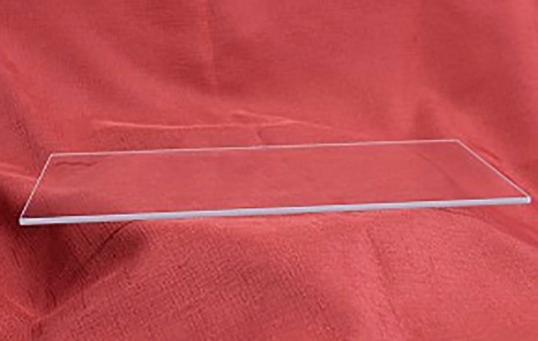 6 X 10 Inch Rectangle Low Iron 4 MM Thick Flat Clear Glass- Rectangle ...
