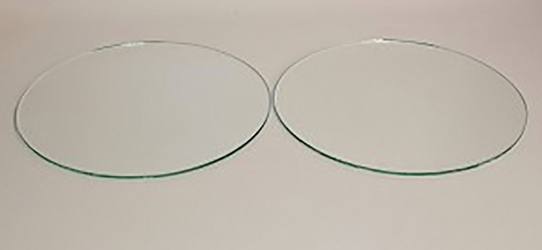 6 Inch Round 3/32" Thick Clear Flat Glass - Round Clear Glass Flat for ...
