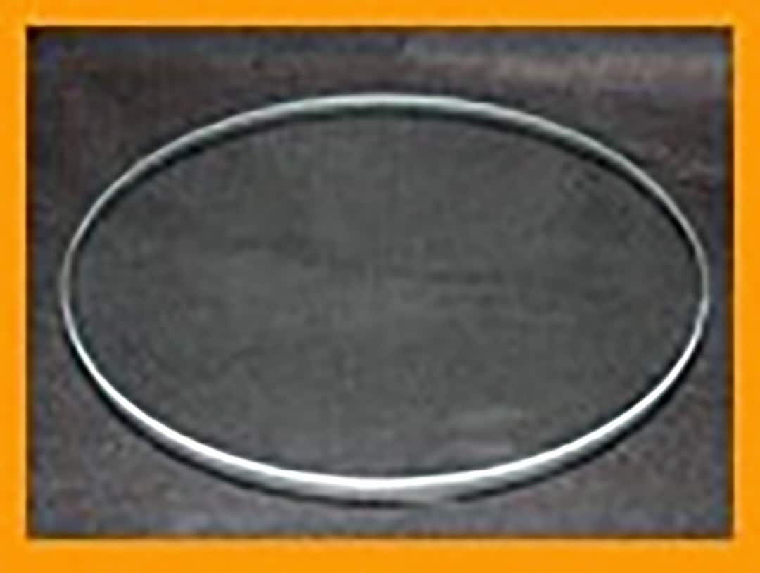 17 Inch Round 3/16" Thick Clear Flat Glass Round Clear Flat Glass for ...