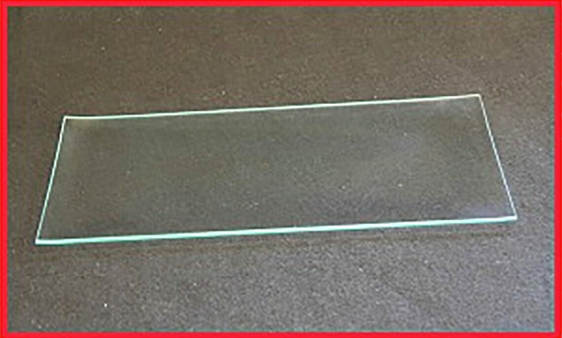 8 X 11 Inch Rectangle Big Bottom Bent Clear Glass Plate 1/8 - Etsy