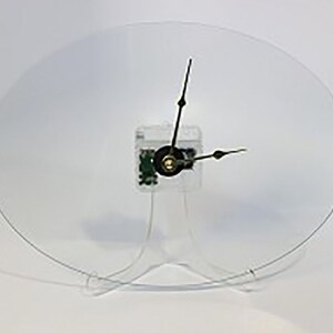 9 Inch X 12 Inch Oval Clear Glass Clock Face 1/8" Thick- Oval Glass ...