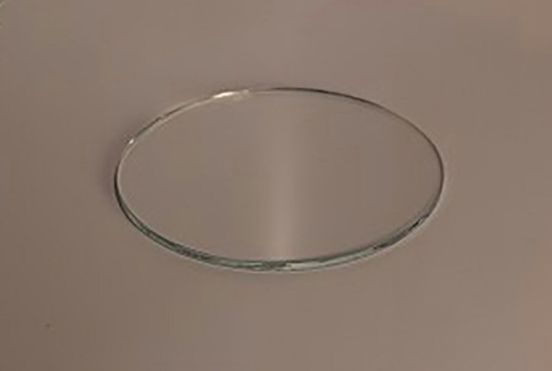 4 Inch Round Low Iron Clear Flat Glass, 4 MM Thick- Round Clear Flat ...
