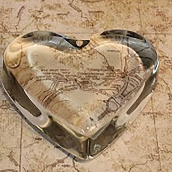 Clear Glass Paperweight - Etsy