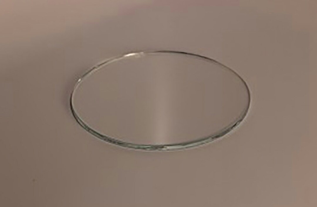 13 Inch Round Low Iron Clear Flat Glass, 4 MM Thick- Round Clear Flat ...