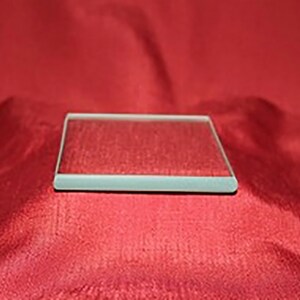 4 Inch Square Clear Glass Paperweight, 3/8" Thick - Square Clear Glass ...