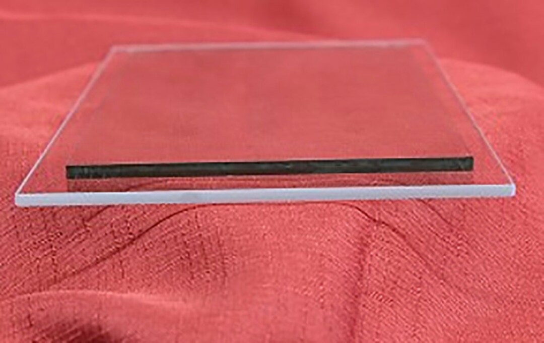 12 Inch Square Low Iron Clear Flat Glass, 4 MM Thick- Square Clear Flat ...