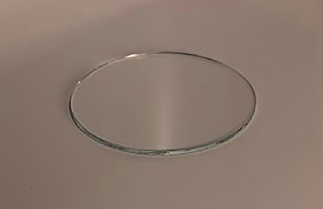 14 Inch Round Low Iron Clear Flat Glass, 4 MM Thick- Round Clear Flat ...