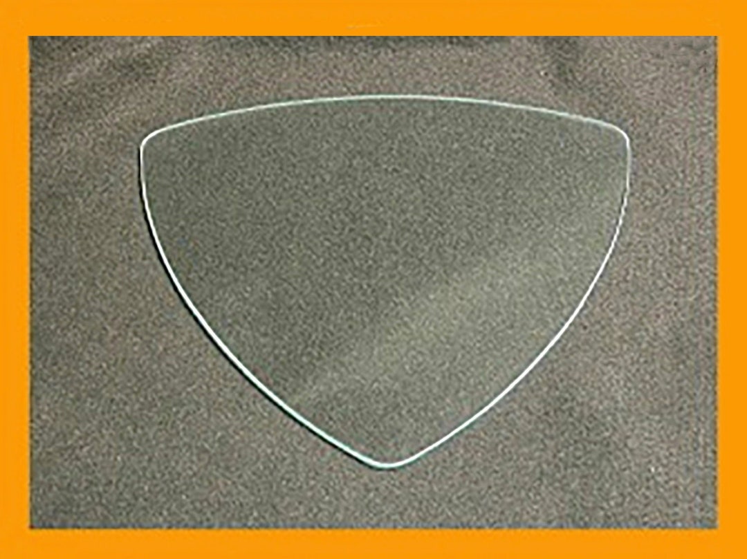 9" Triangle Clear Flat Glass 1/8" Thick -triangle Clear Flat Glass for ...