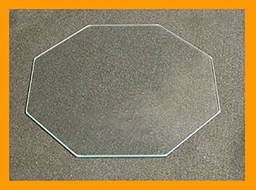 8 Inch Octagon 1/8 Thick Flat Clear Glass Octagon Clear Flat Glass for ...