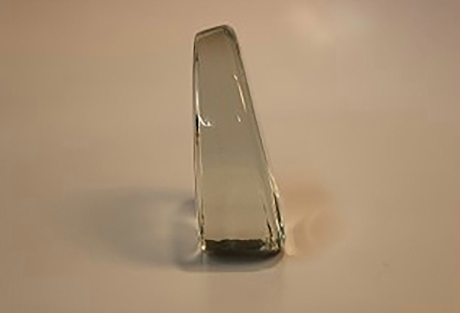 3 1/2 Inch Round Recess Stand up Tapered Crystal Paperweight - Etsy