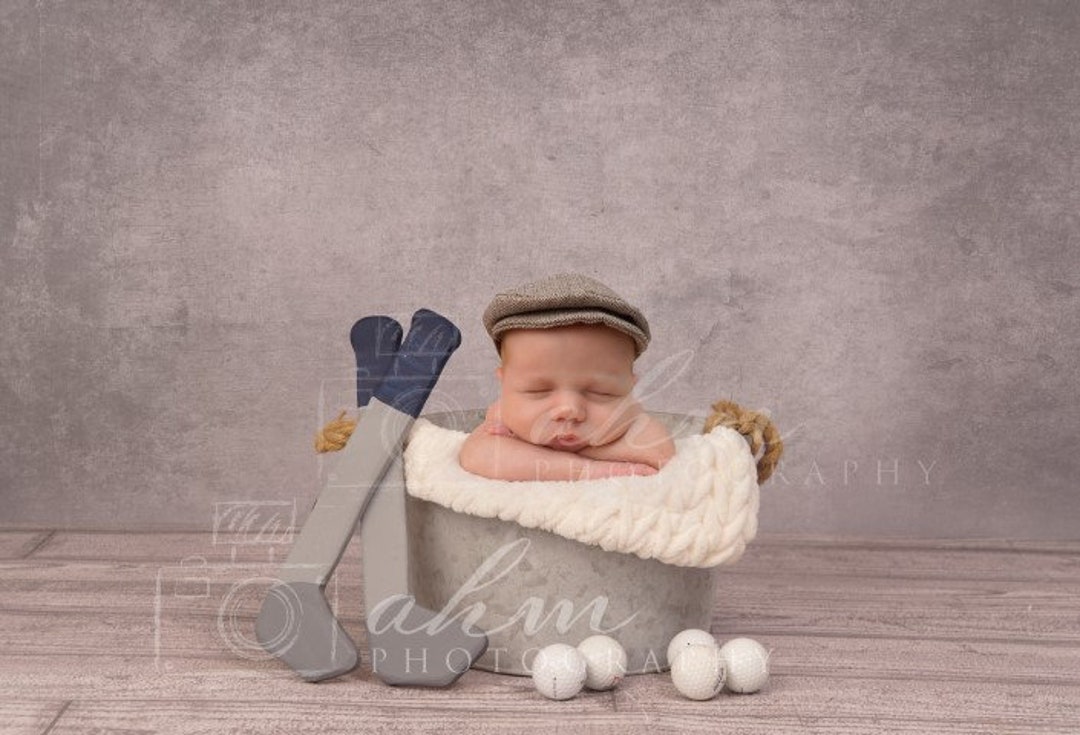 Newborn Digital Backdrop Golf Ball Sports Prop Boy Baby Girl Composite ...