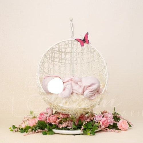 Princess Carriage Girl Face Insert Newborn Digital Backdrop - Etsy