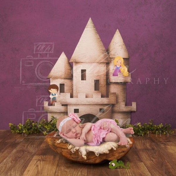 Wood Castle Backdrop - Etsy