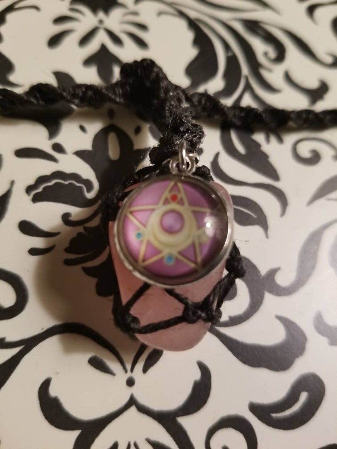 Sailor Moon Rose Quartz Transform Brooch Pendant - Etsy