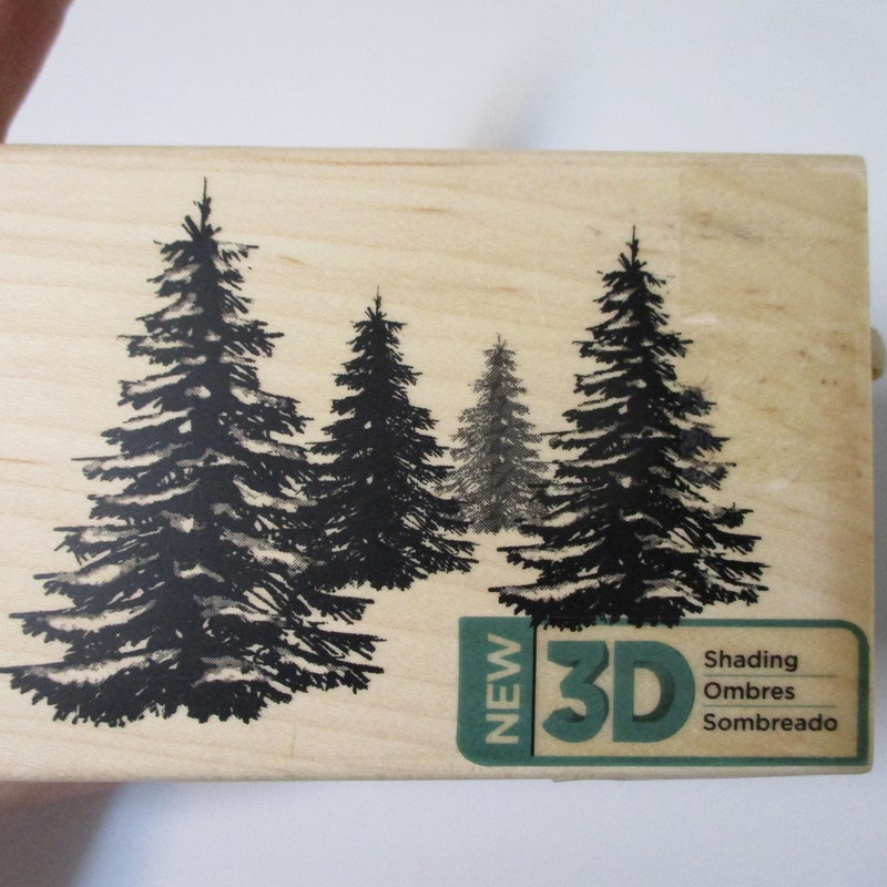 Tree Rubber Stamp - Etsy