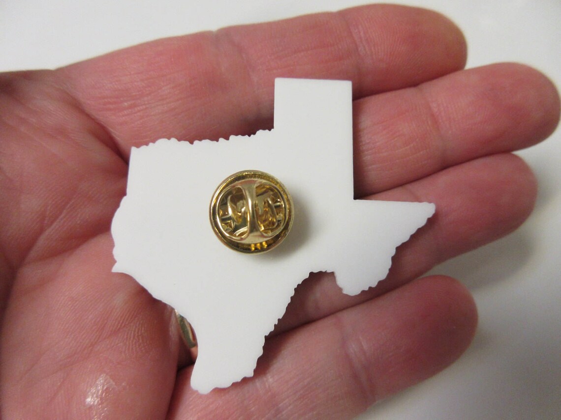 Free Shipping Texas State Flag Pin-texas Brooch - Etsy