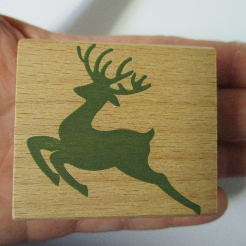 Deer Rubber Stamp - Etsy