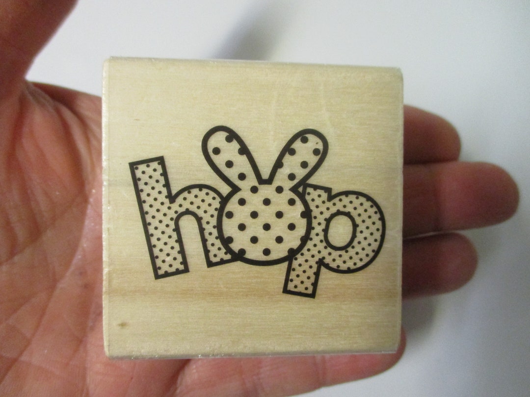HOP Rubber Stamp-easter Stamps - Etsy