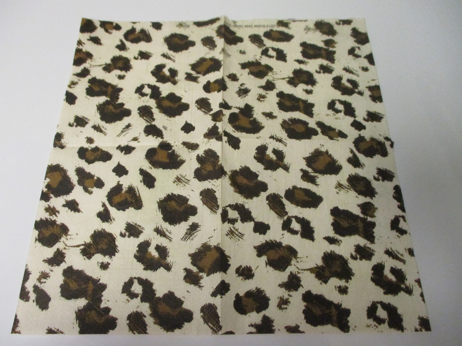 2-leopard Cocktail Decoupage Napkins-animal Print Decoupage Napkins - Etsy
