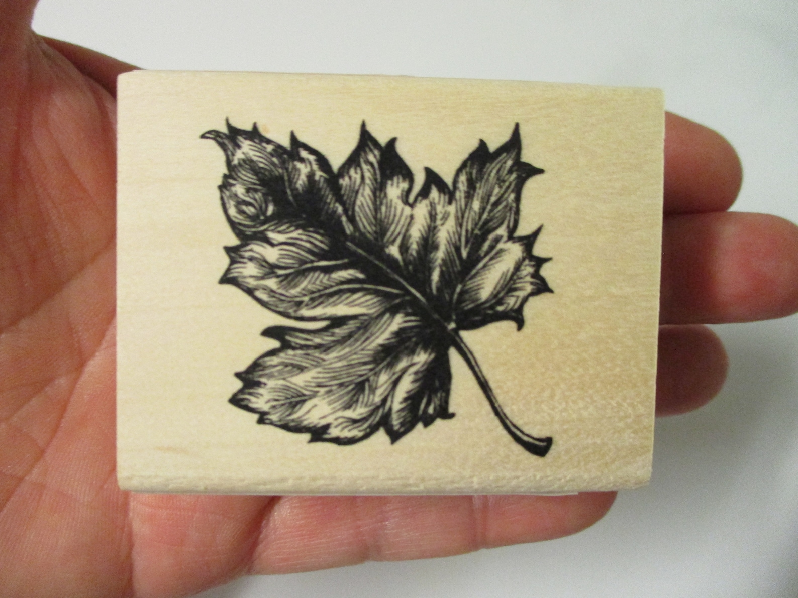 Fall Maple Leaf Stamp-fall Stamps-leaf Rubber Stamp - Etsy