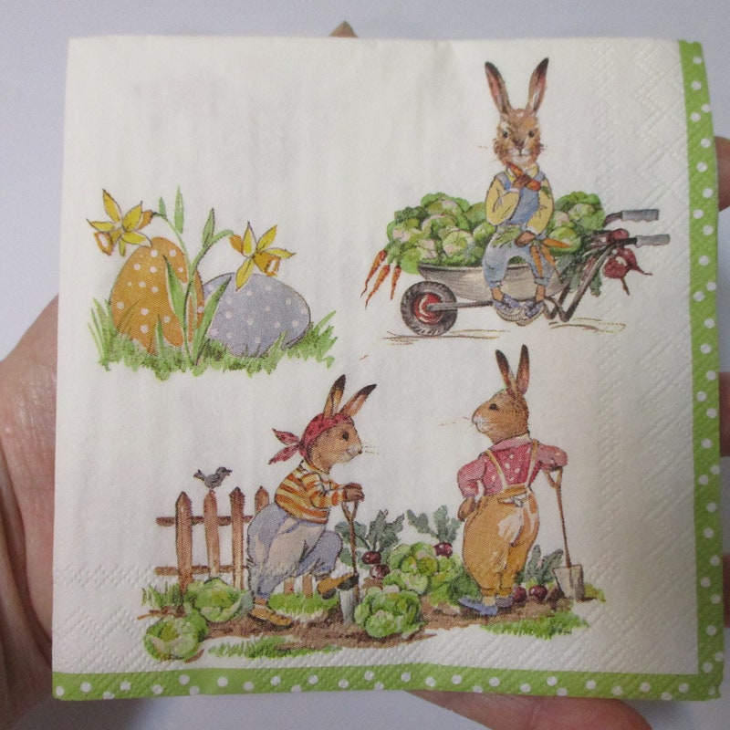 Rabbit Napkin - Etsy