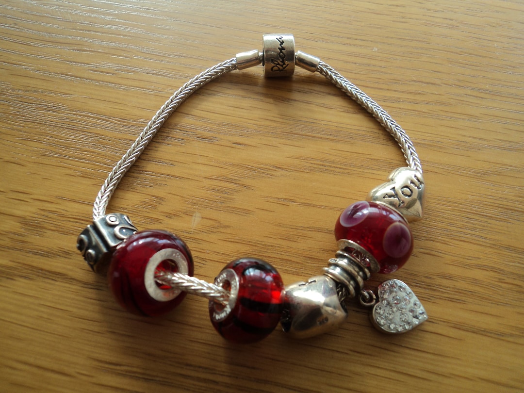 Rhona Sutton Sterling Silver Charms Bracelet - Etsy