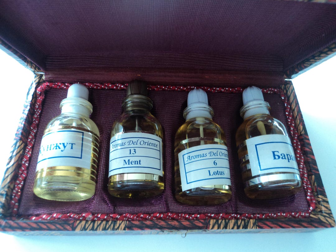 Vintage Omar Perfume Ment Lotus Sesame Baraka - Etsy