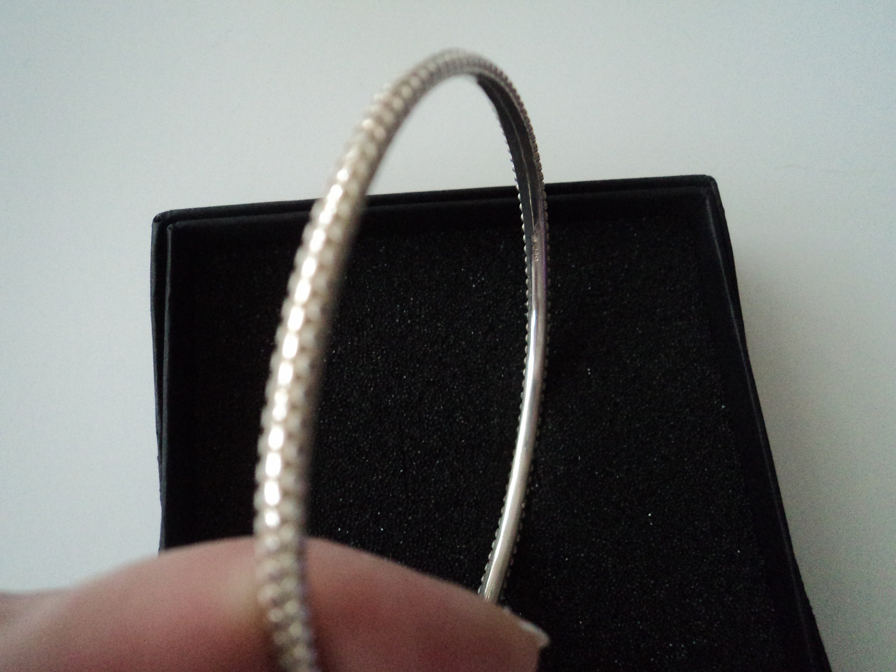 SB Silver BOO Bangle Full Logo Bracelet - Etsy UK