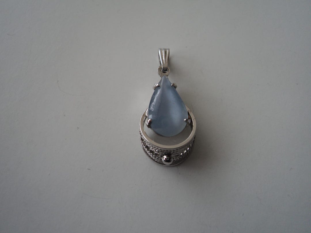 Vintage Alice Caviness Silver Moonstone Pendant - Etsy