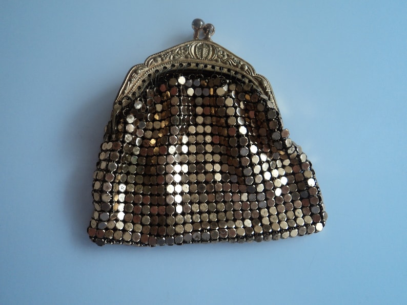 Vintage Small Mesh Coin Purse - Etsy