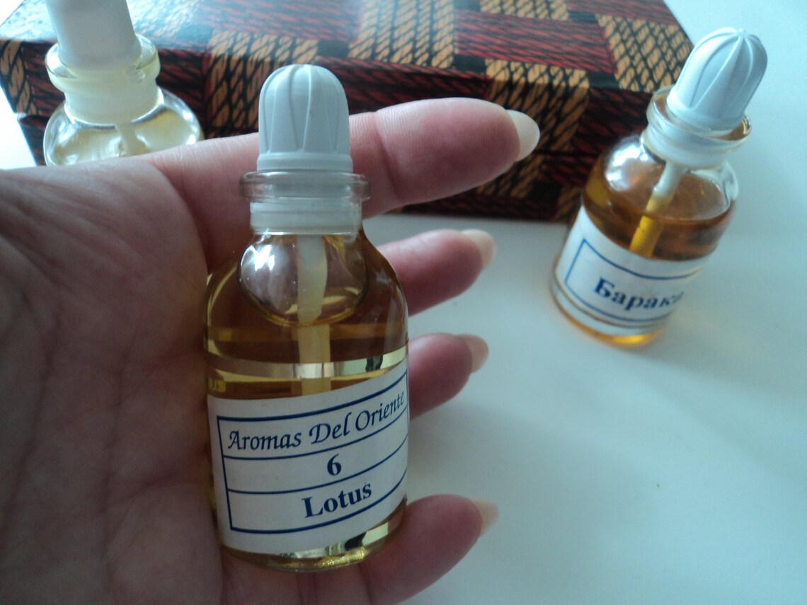Vintage Omar Perfume Ment Lotus Sesame Baraka - Etsy