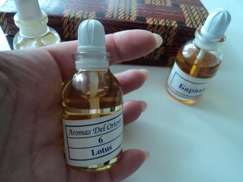 Vintage Omar Perfume Ment Lotus Sesame Baraka - Etsy