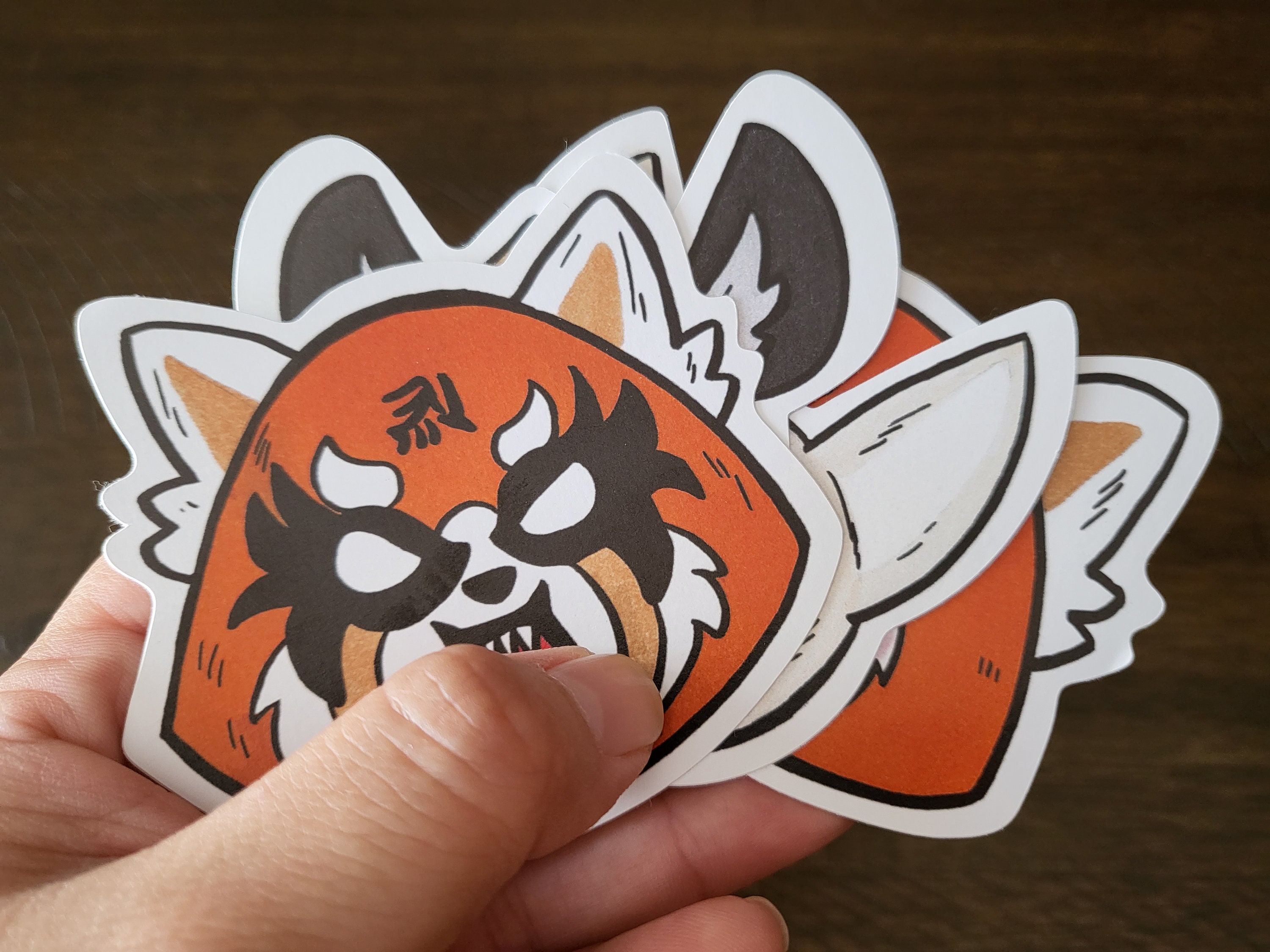 Retsuko Facial Expressions Sticker Pack Electronics & Accessories ...