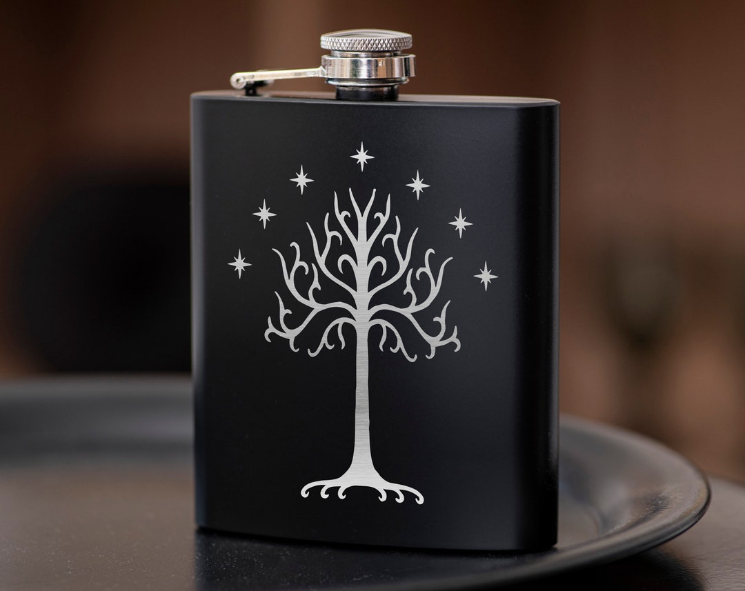Tree of Gondor Flask 7oz Lord of the Rings Personalized LOTR Gift for ...