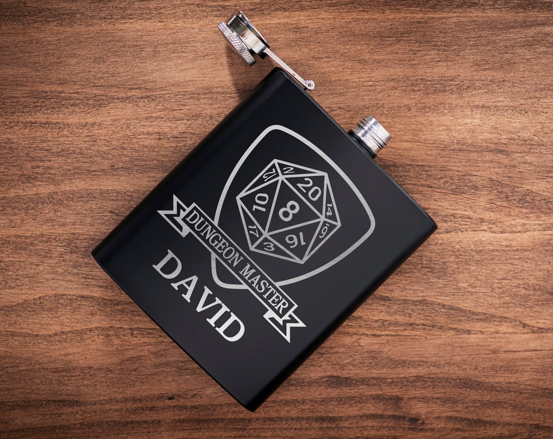 Dungeon Master Flask 7oz / Great Gift for DM / Great Gift Idea for Dnd ...